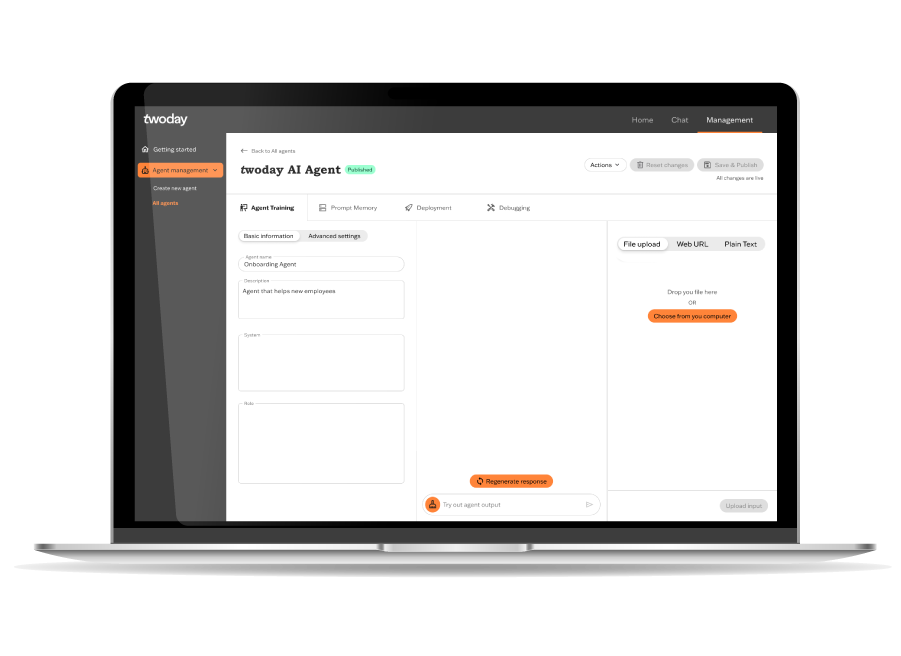 twoday AI Agent - suomalainen tekoälyratkaisu